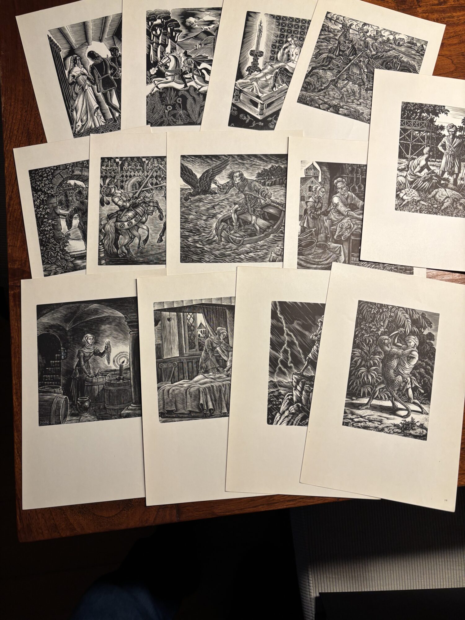 Houtgravures van Desiré Acket en Nico Bulder – Drukwerk in de Marge